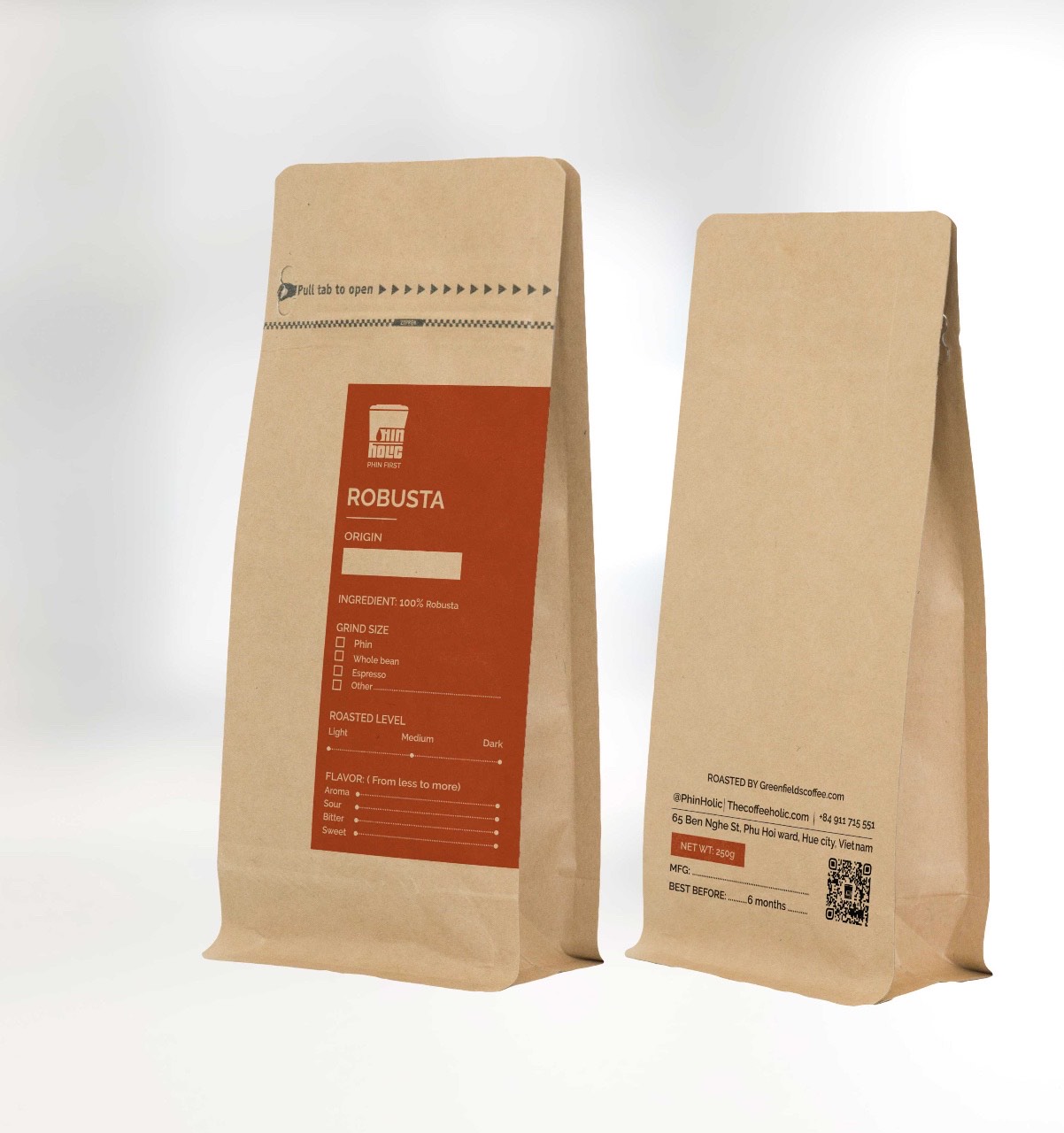 Cà Phê Robusta PREMIUM (250g) - The CoffeeHolic