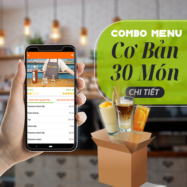 Combo Menu Cơ Bản 30 Thức Uống - The CoffeeHolic